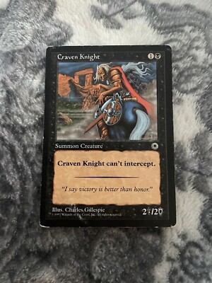 Craven Knight 1997 Magic The Gathering Portal Card #85 | eBay