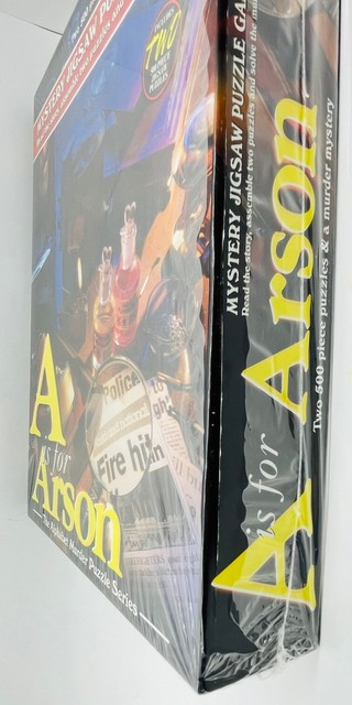 TDC Games 7101 a Is for Arson Alphabet Murder Series Mystery Jigsaw ...