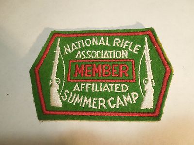 Vintage NRA National Rifle Association Member Affiliated Summer Camp ...