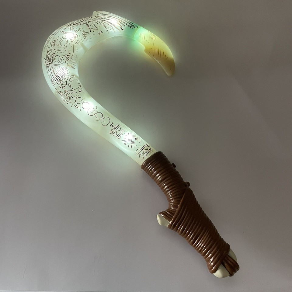 Disney Moana Maui’s Magical Fish Hook Lights Sounds Sword Jakks Pacific Toy 20" | eBay