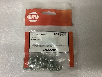NAPA BALKAMP 665-2432 Interior Trim Screws (35pcs) | eBay
