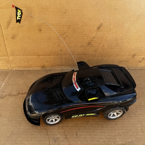 Vtg TYCO JET TURBO 6.0V RC Race Car W/ Battery - No charger No Remote ...