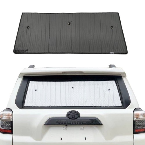 Fit For Toyota 4Runner 2010-2023 Rear Windshield Black Silver Privacy ...