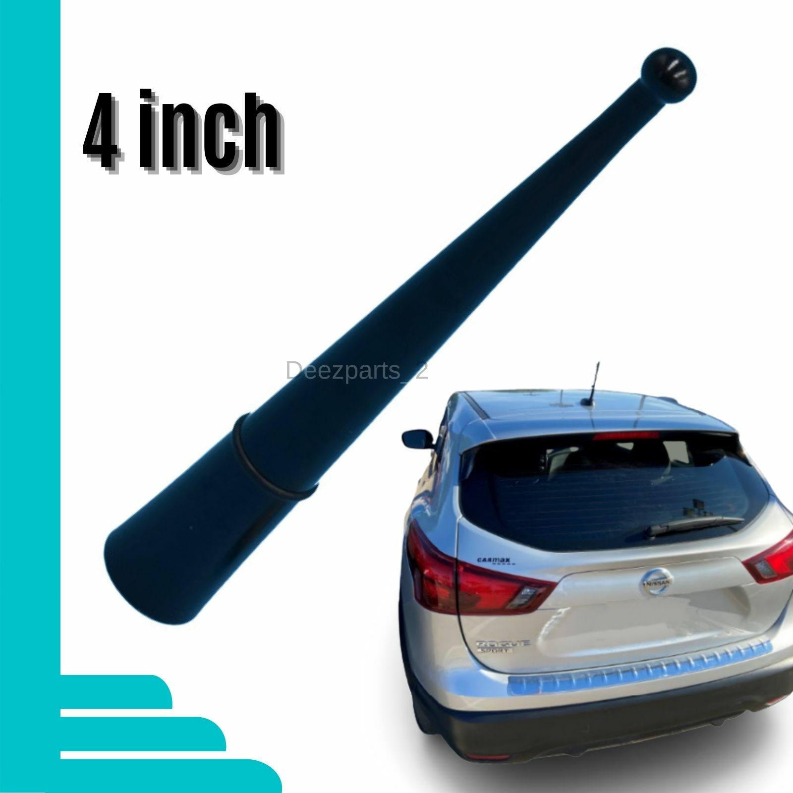 4" Antenna Black for Nissan Rogue 2008-2016 | eBay