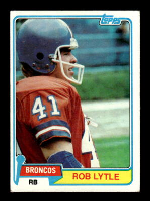1981 Football Topps Rob Lytle Denver Broncos #464 | eBay