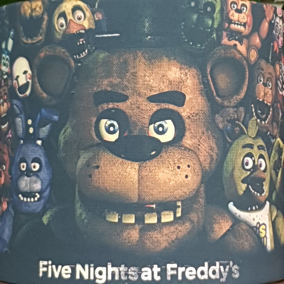 Five Nights at Freddy's FNAF Ceiling Drum Light Shade 25cm/10" | eBay UK