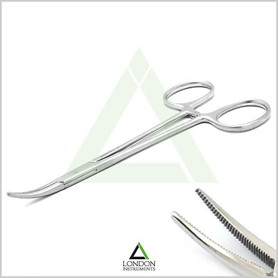 Hemostat Mosquito LOCKING FORCEPS Curved Hair Puller Surgical CLAMP ...