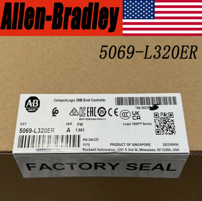 AB 5069-L320ER COMPACTLOGIX 2MB 5380 Controller 5069L320ER New Sealed ...