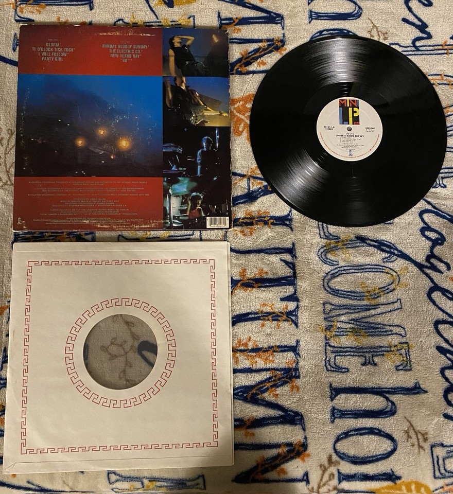 U2 “Under A Blood Red Sky” Live Original LP | eBay UK