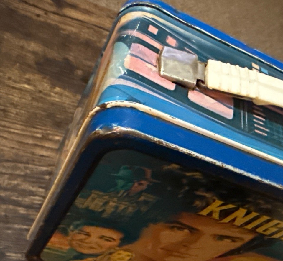 Vintage Knight Rider Metal Lunch Box with Thermos 1982-1983 David ...
