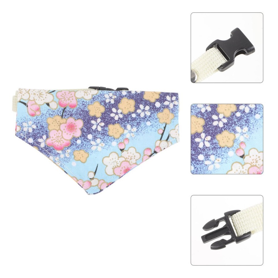 Cat Bandana Cat Scarf Collar Kerchief Washable Triangle Pet Puppy Bib ...