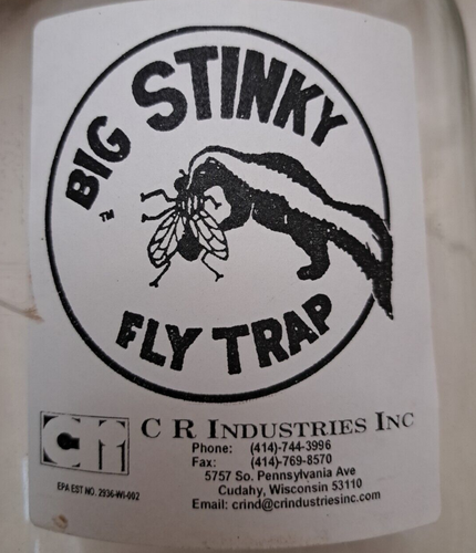 New Mfg Sealed Big Stinky Fly Trap Vintage Eco-Friendly Pest Control ...