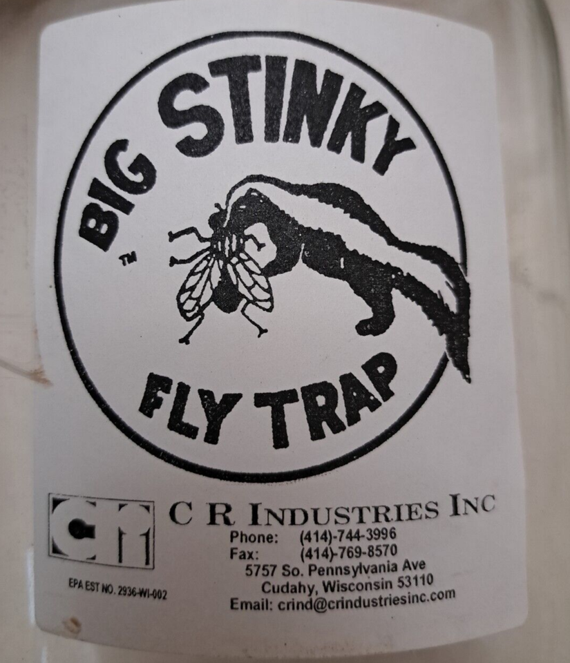 New Mfg Sealed Big Stinky Fly Trap Vintage Eco-Friendly Pest Control ...