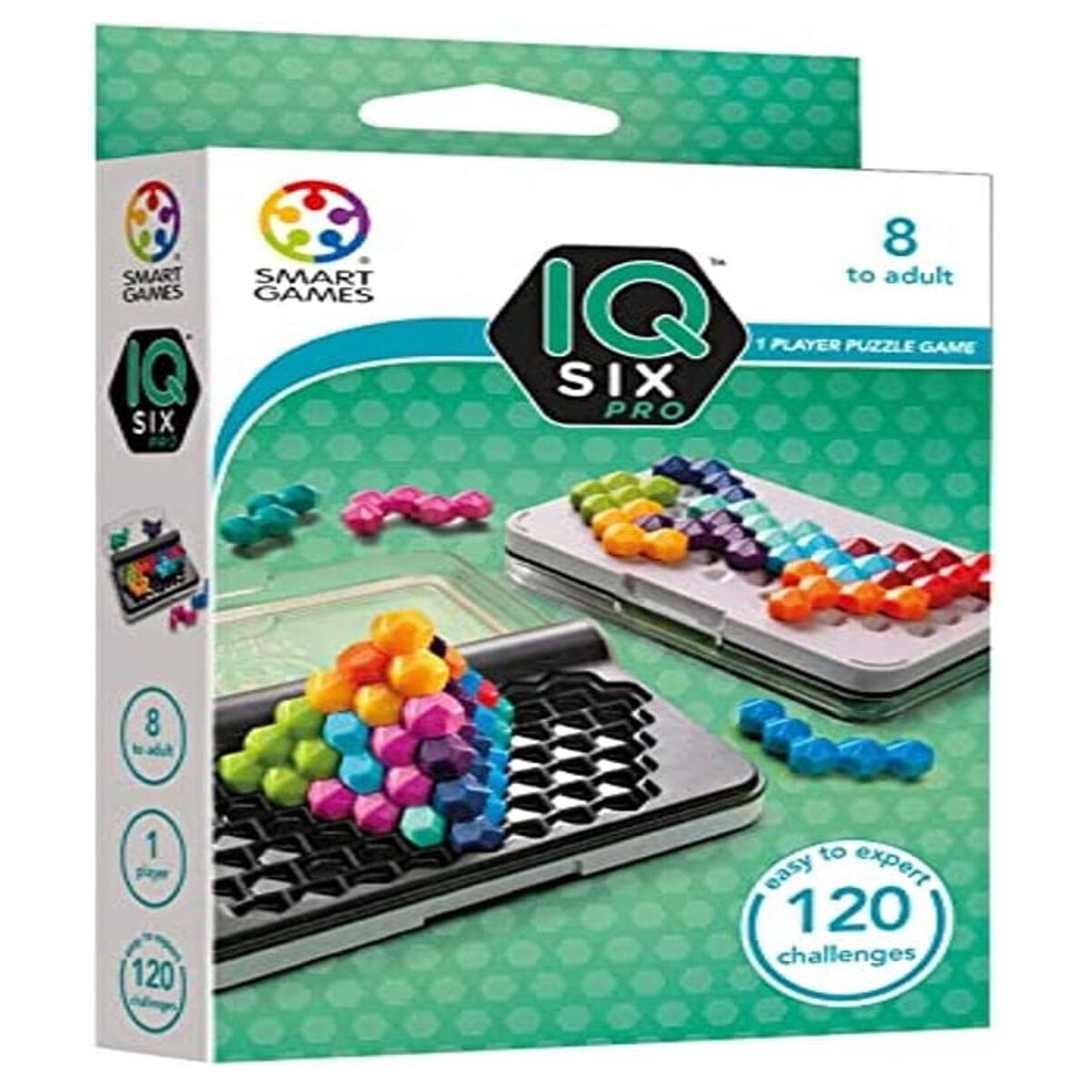 Smart Games IQ SIX PRO Children Educational Activity Toy Puzzle Game ...