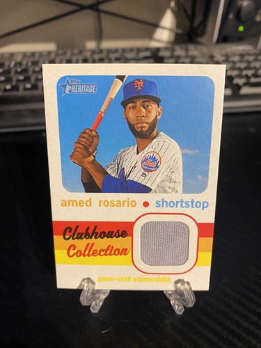 2020 Heritage Baseball Amed Rosario Game Used Patch | eBay