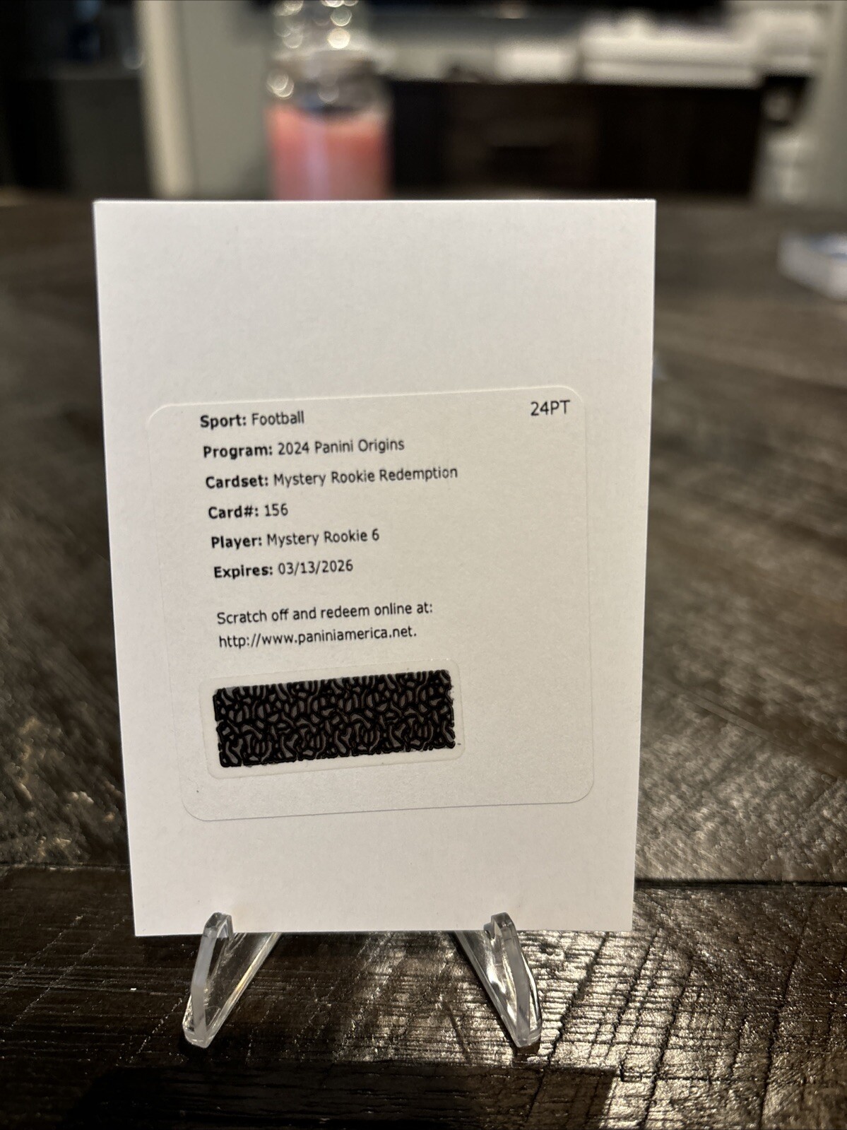 2024 Origins Mystery Redemption Rookie #6 | eBay