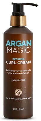Brand NEW ARGAN MAGIC Defining Curl Cream 8.5 fl oz/250 ml | eBay