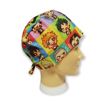 Volleyball sports Japan short Surgical Scrub Hat Scrub Cap USA Made men ...