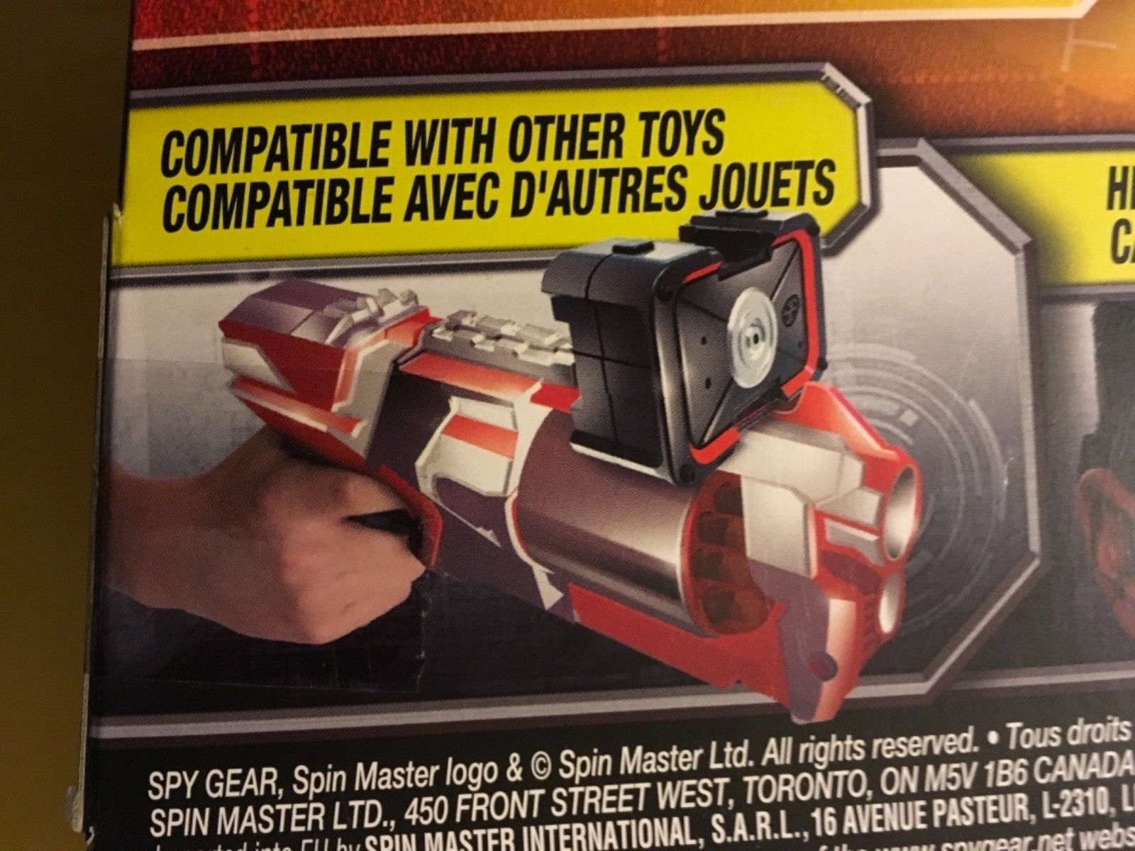 Spy Gear Spy Go Action Camera Clip-On Portable Surveillance Spin Master ...