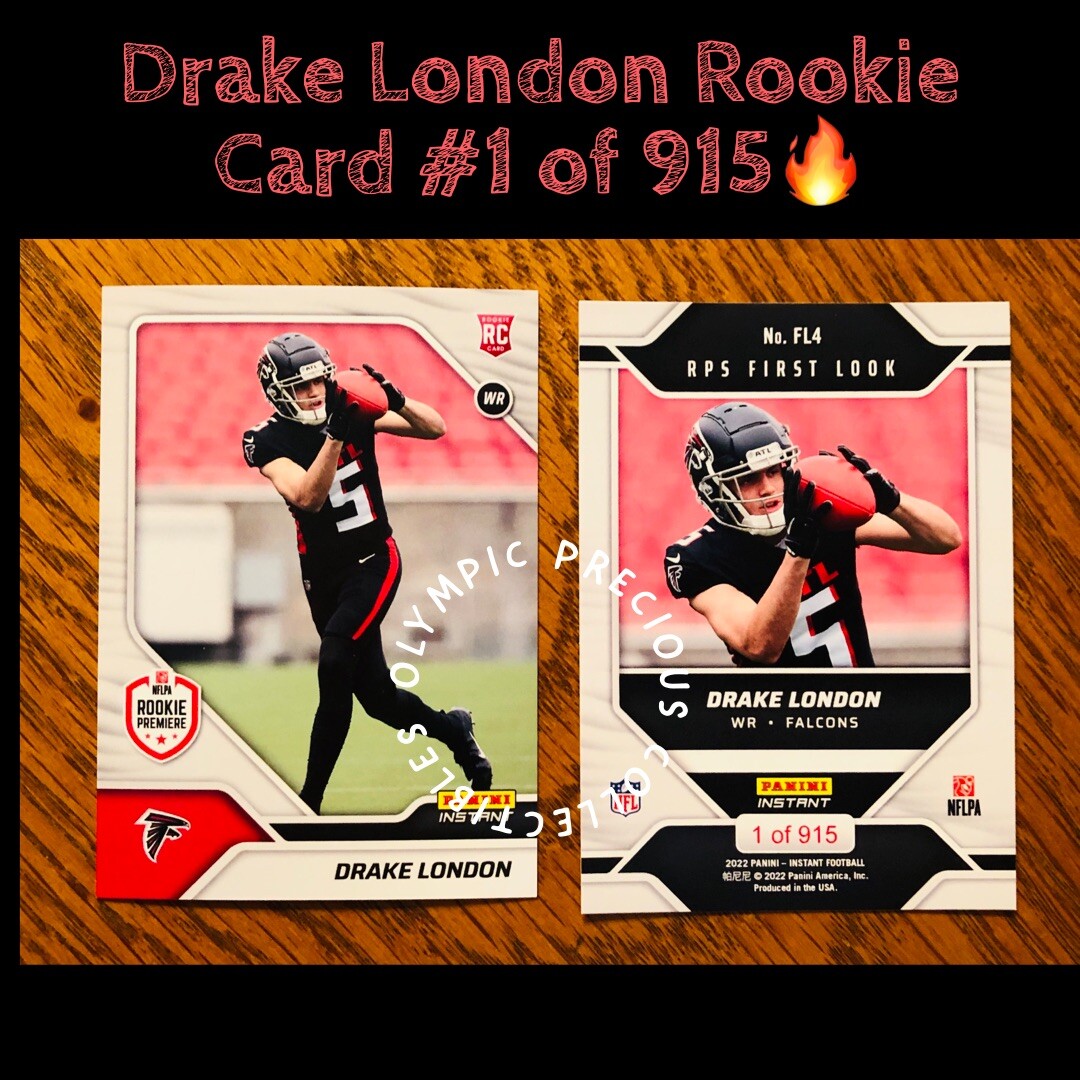 2022 PANINI INSTANT RPS FIRST LOOK DRAKE LONDON ROOKIE CARD #1 of 815🔥 ...