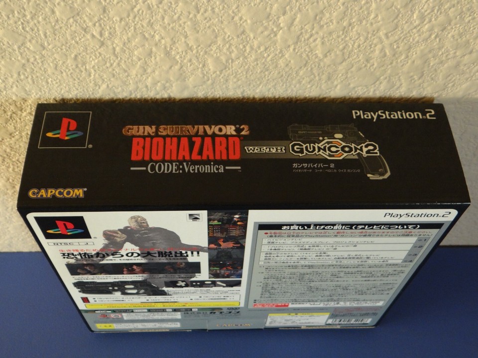 Resident Evil BIOHAZARD Code Veronica Gun Survivor 2 GunCon 2 PS2 | eBay