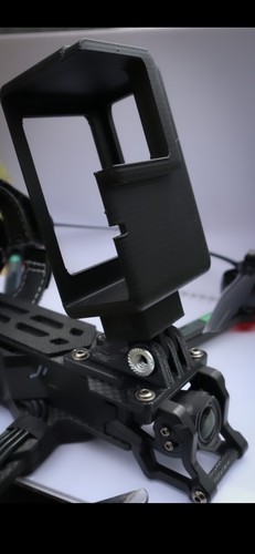 Gopro 10 FPV Mount ...vertical slide design no more screwing on or off ...