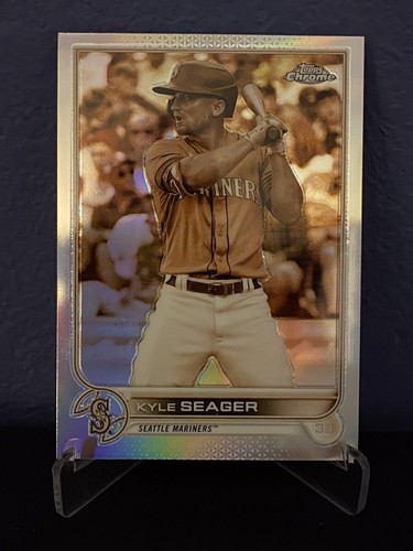Two 2022 Topps Kyle Seager Cards. 1 Chrome Sepia Refractor #131 1 ...