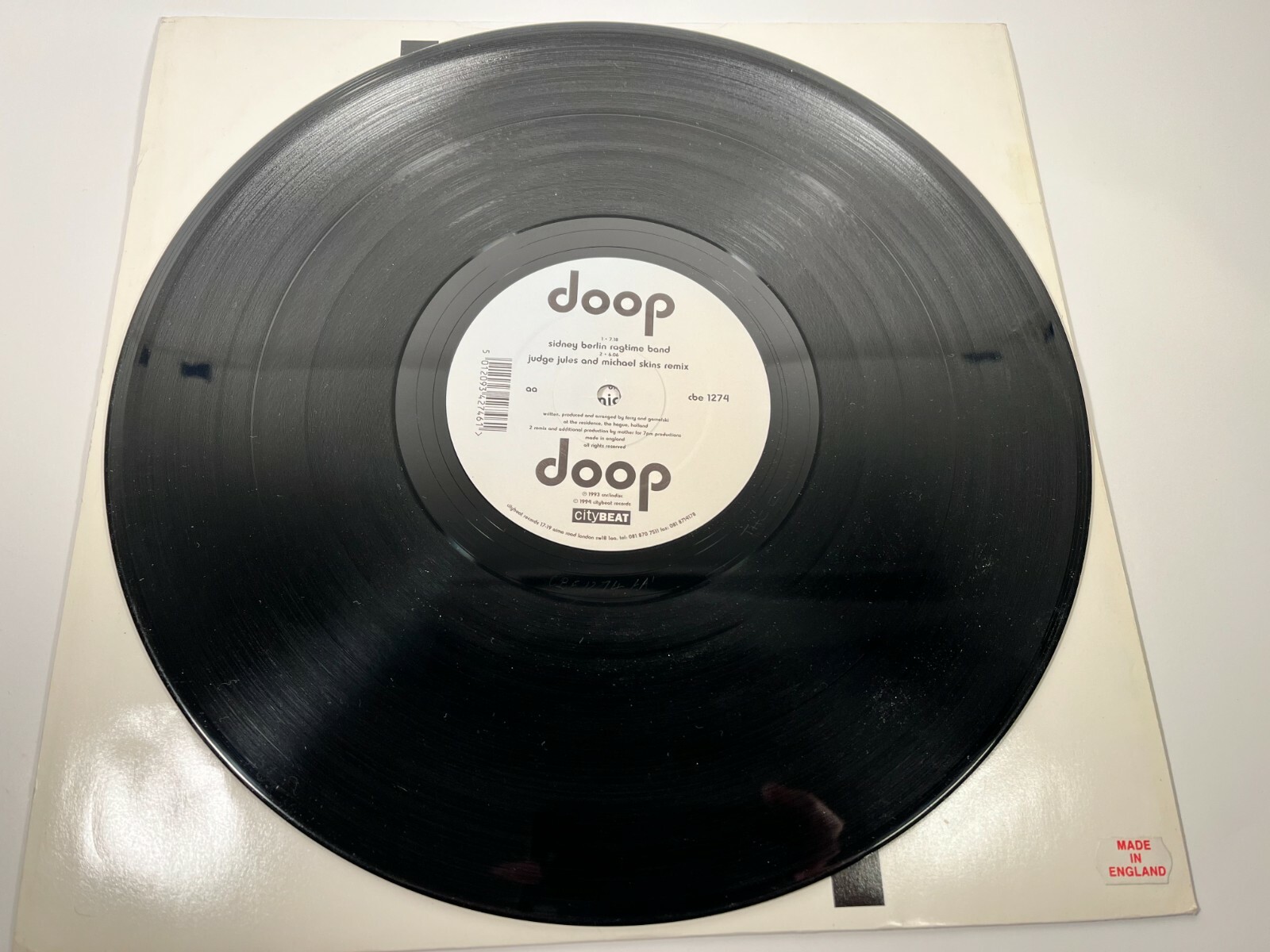 Doop Doop Record 1994 UK Vinyl 12" Single | eBay