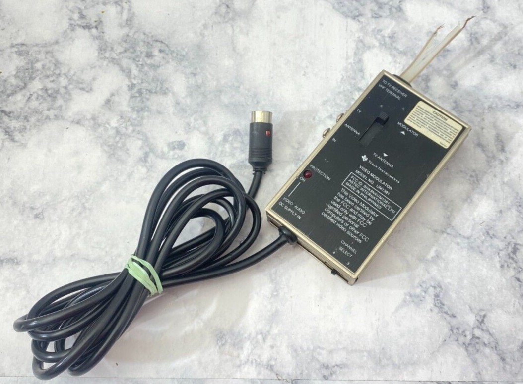 Vintage Texas Instruments TI 99/4A Home Computer Console, Power Supply ...