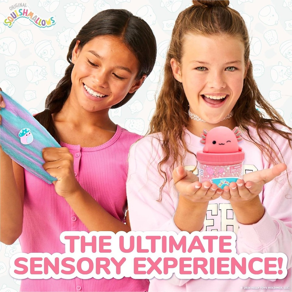 Original Squishmallows Premium Cloud Slime, 3-Pack, 8 Oz. Fluffy Slime ...