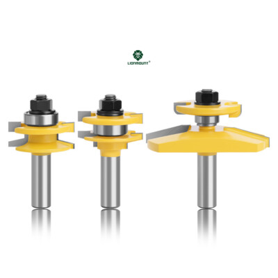 12mm 1/2 Shank Raised Panel Cabinet Door Router Bit Set Back-cutter ...