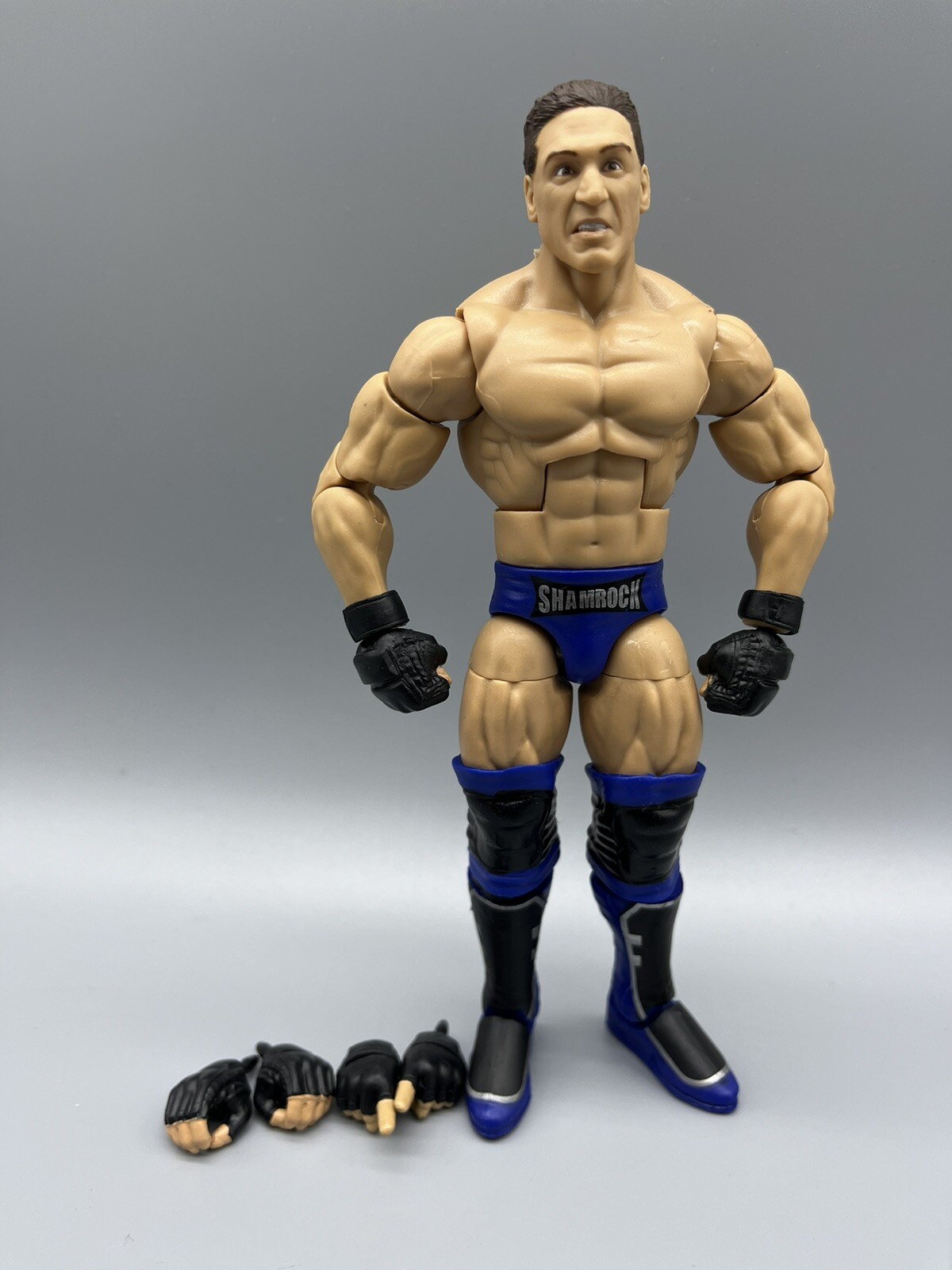 WWE Ken Shamrock Mattel Elite Legends 17 Wrestling Figure Blue Chase | eBay