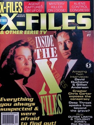 The X-Files Magazine Issue #1 Dec 1995 Topps Vintage TV Sci-Fi | eBay
