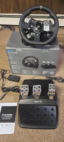 Logitech G920 Racing Wheel, Pedals + Paddle Shift Force Feedback , XBox ...