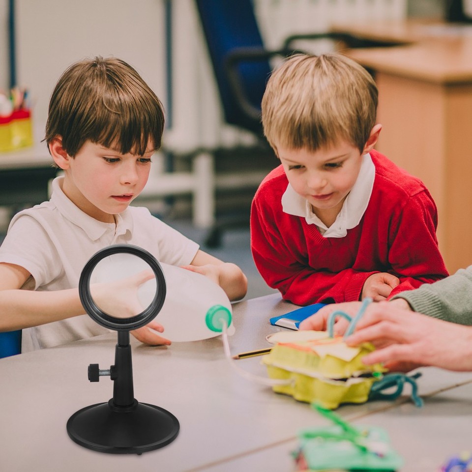 Optical Experiment Concave Lens Handheld Convex Mirror with Bracket ...