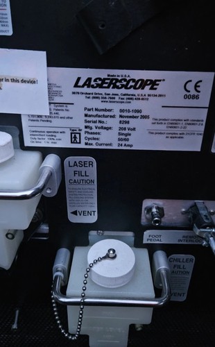 2005 Iridex Laser Scope Gemini Nd Yag KTP Laser HRSkin Rejuvenation ...