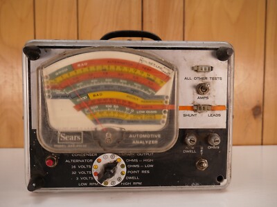Vintage Sears Penske automotive analyzer Tester Model 244 21032 ...