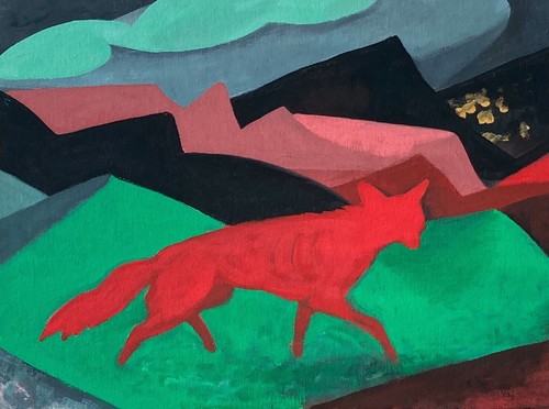 Southwest Abstract Contemporary oil painting landscape Art Modern ...