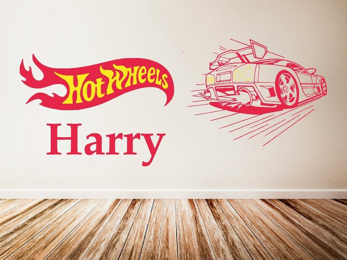 Hot Wheels Wall Decals