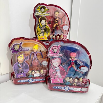 CODE LYOKO - Action Figures Cartoon Network - ODD, AELITA & ULRICH ...