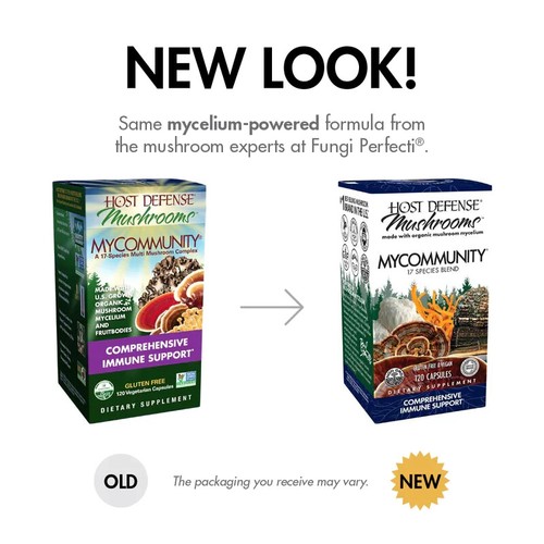 Fungi Perfecti Host Defense MyCommunity Immune Support 120 Veg Capsules | eBay