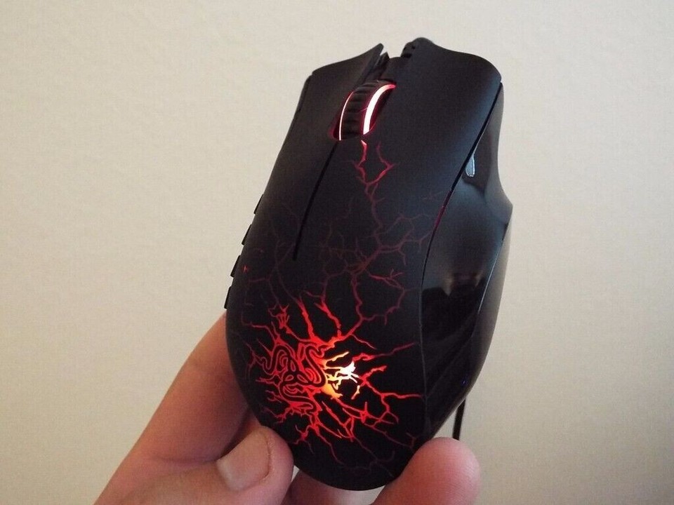 Razer Naga Molten ULTRA RARE Special Edition Gaming Mouse RZ01-0028 NEW ...