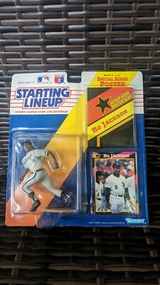 Starting Lineup BO JACKSON Vintage 1992 Baseball Action Figure Card ...