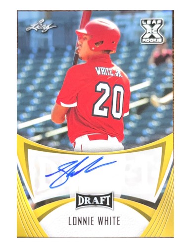 2021 Leaf Draft [Gold Parallel Auto] #BA-LW1 Lonnie White RC ...