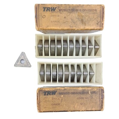 TRW Carbide Turning Insert Cutting 20 Piece CY16 TNMR 434E Wendt Sonis ...