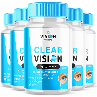 Clear Vision Pro Max Support Healthy Vision & Enhance Eye Function (5 ...