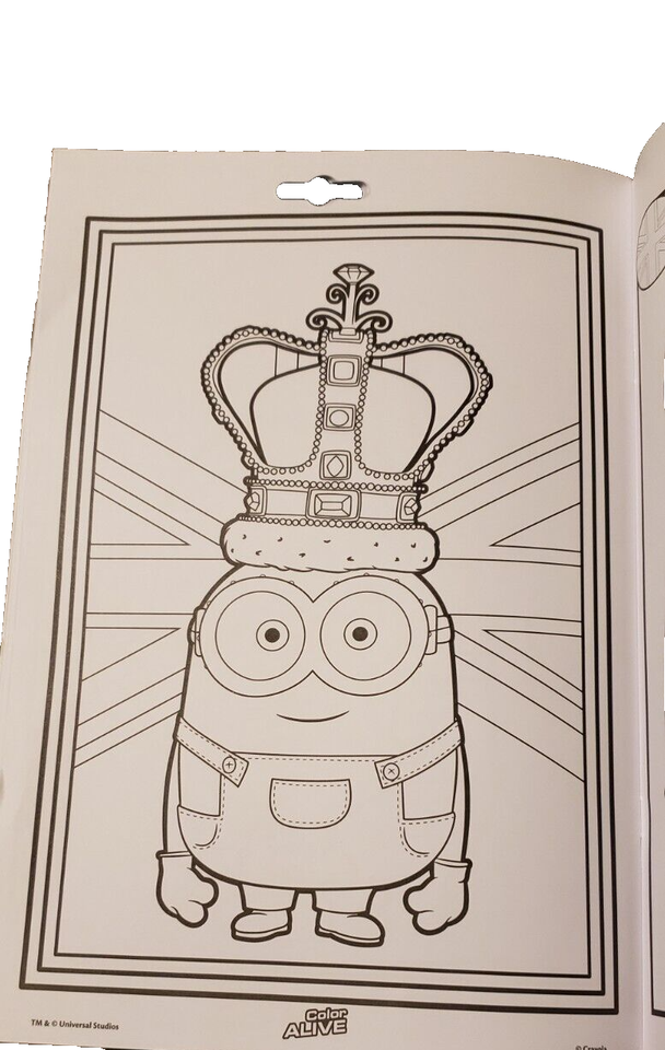 CRAYOLA Color Alive Minions Despicable Me Magic Coloring Pages with 7 ...