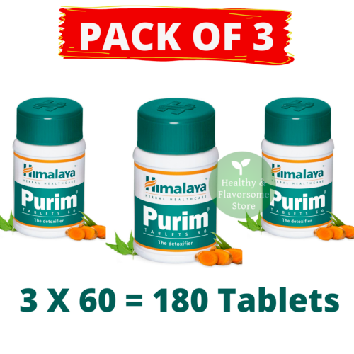 3 X Himalaya Purim Tablets - 180 Tablets (Pack of 3 X 60 Tablets) | eBay