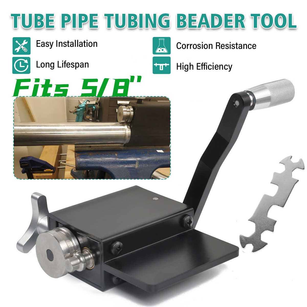 Sheet Bead Roller Tube Pipe Tubing Bead Tool Intake Intercooler Piping ...
