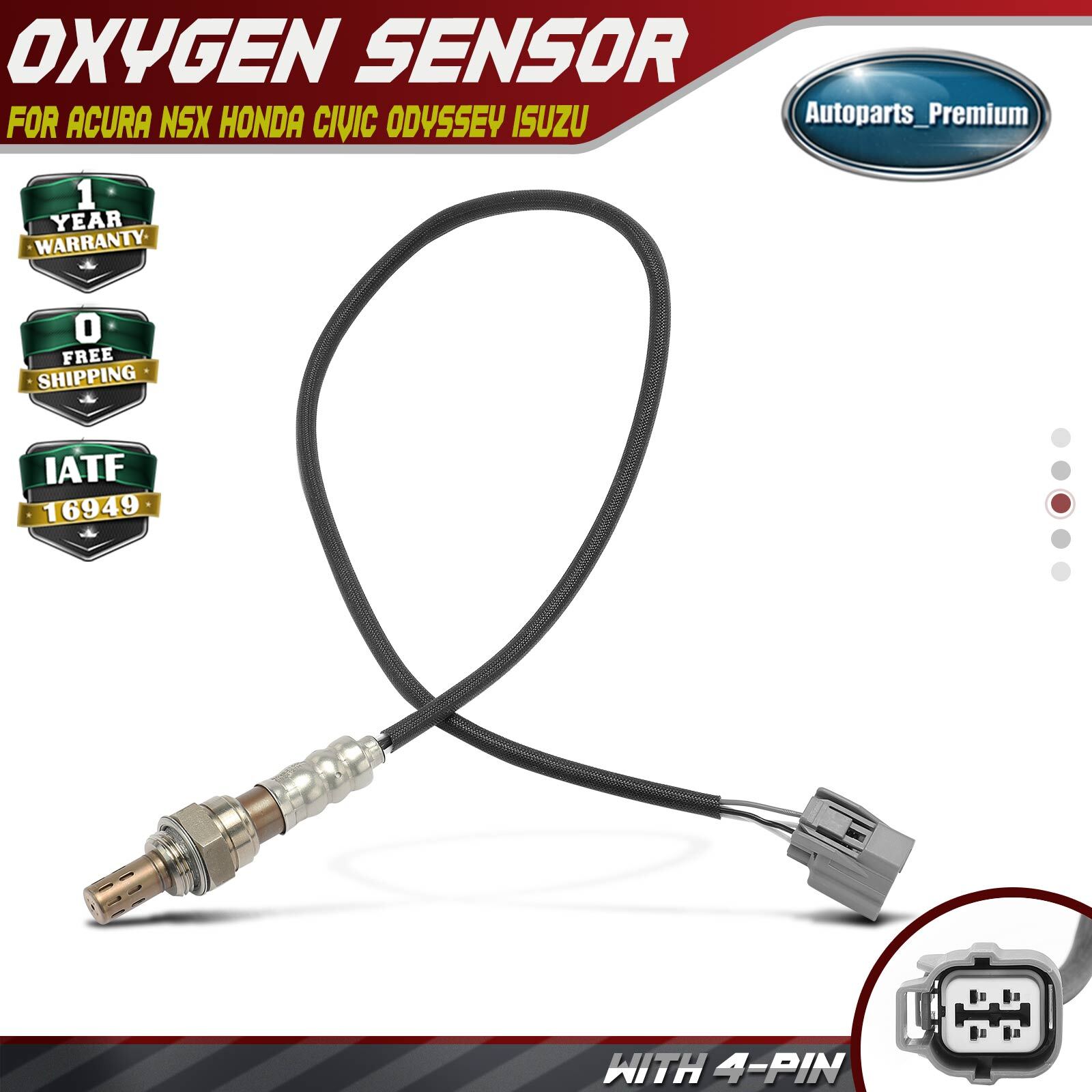Rear O2 Oxygen Sensor for Acura NSX Honda Civic Odyssey S2000 Oasis ...
